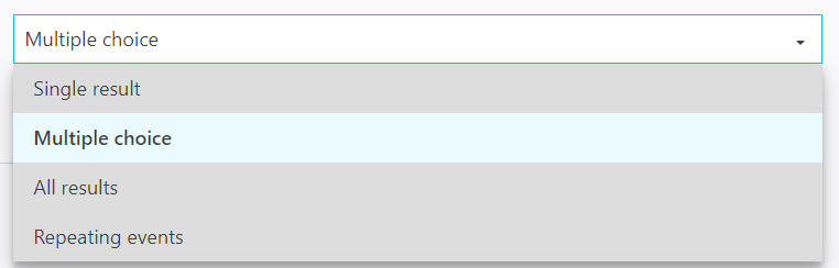 How do I change my question from a single result to multiple choice ...